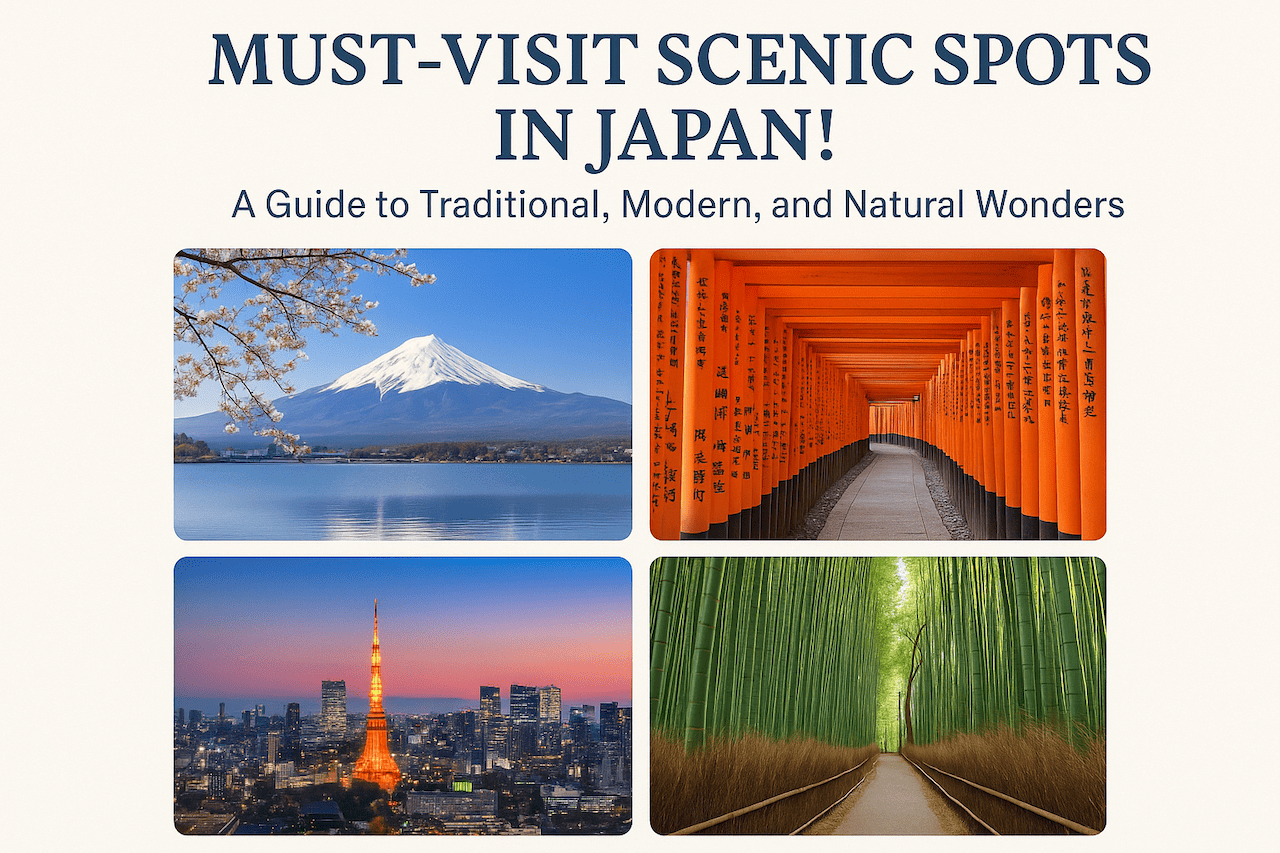 Must-Visit Scenic Spots in Japan! A Guide to Traditional, Modern, and ...